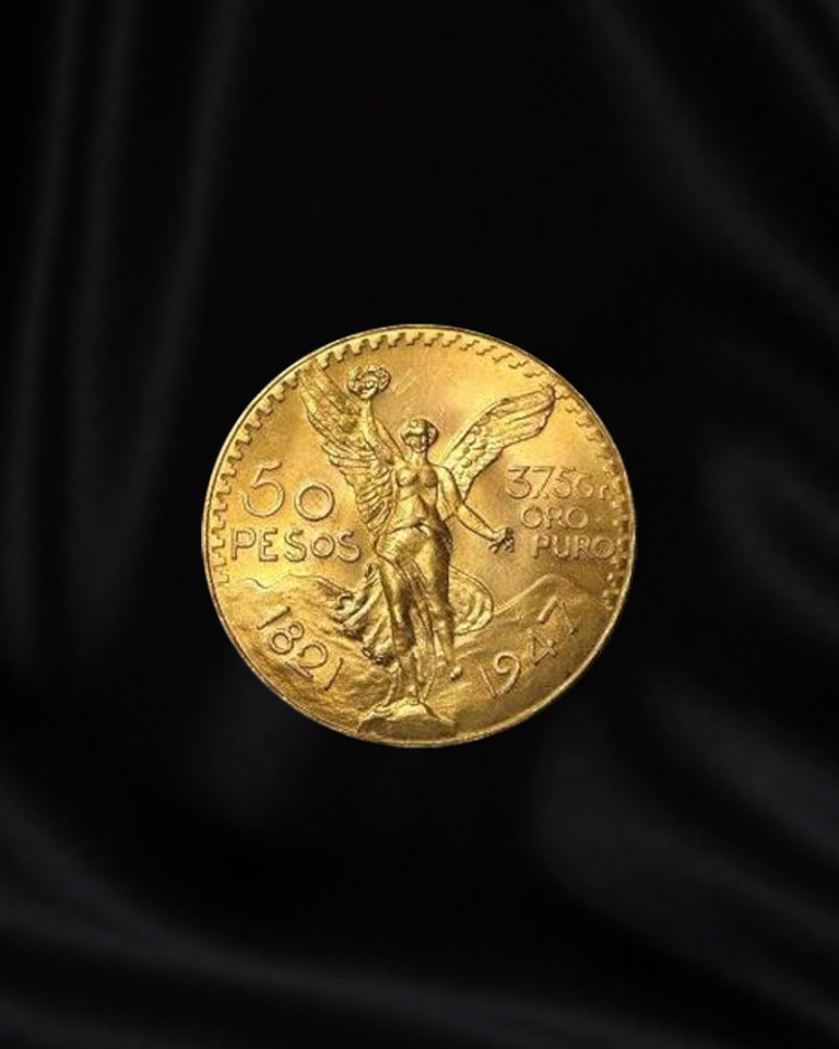 Moneda de ORO 50 pesos mexicanos - CMC